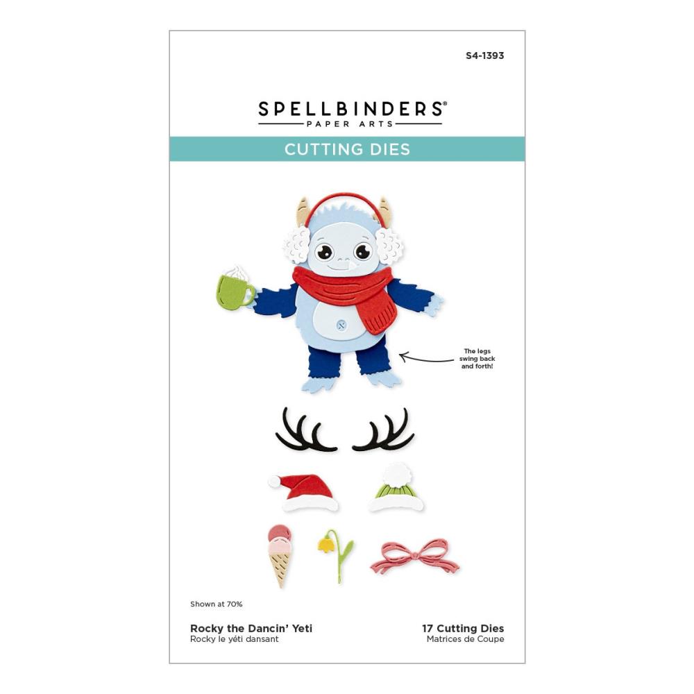 Spellbinders - Rocky the Dancin’ Yeti! – Fancy Paper Company
