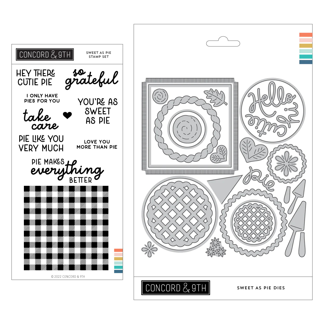 Concord & 9th - Sweet As Pie - Stamp and Die Bundle – Fancy Paper Company