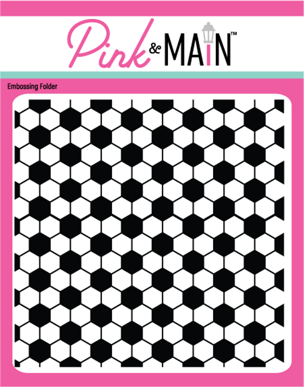 Pink and Main - Hex Tiles 6x6 Embossing Folder – Fancy Paper Company