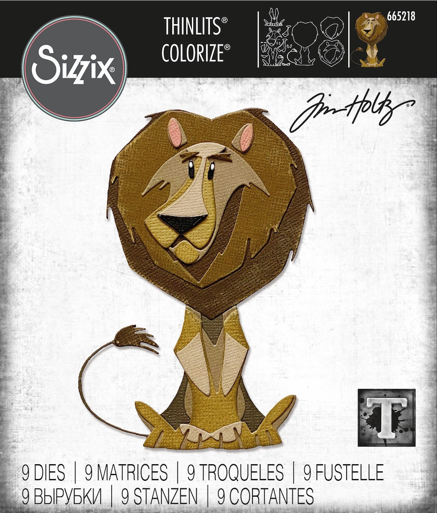 Sizzix - Tim Holtz - Thinlits Dies - Harrison Colorize – Fancy Paper ...