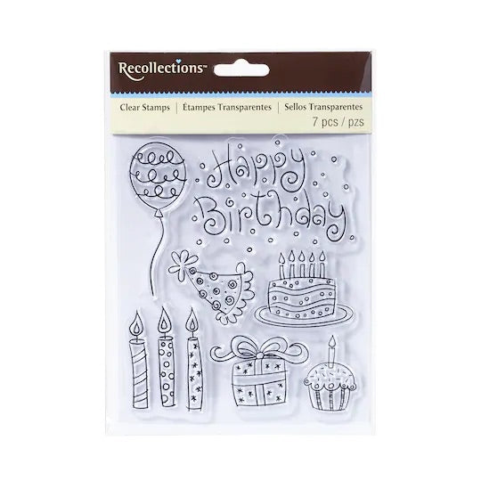 Recollections - Doodle Birthday Stamp Set – Fancy Paper Company