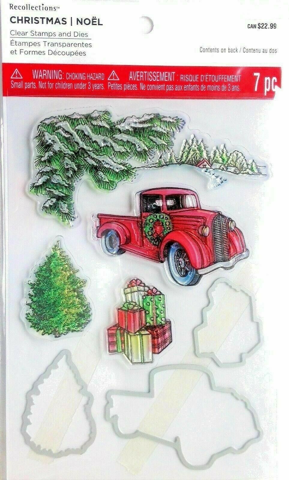 Recollections - Christmas Truck Stamp and Die Set – Fancy Paper Company