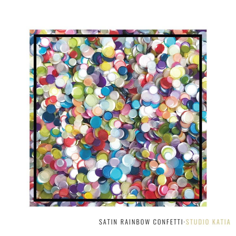 Studio Katia - Confetti - Satin Rainbow Confetti – Fancy Paper Company